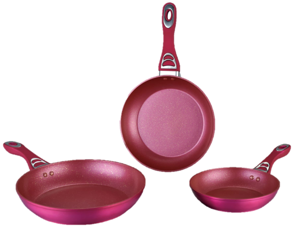 3 Piece Cookware Frying Pan Set – Neware Corporate